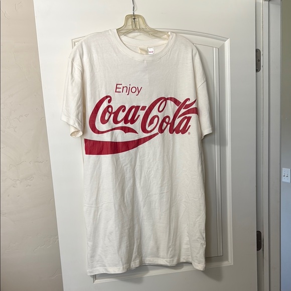 Coca Cola | Dresses | Coca Cola White And Red Mini Dress | Poshmark